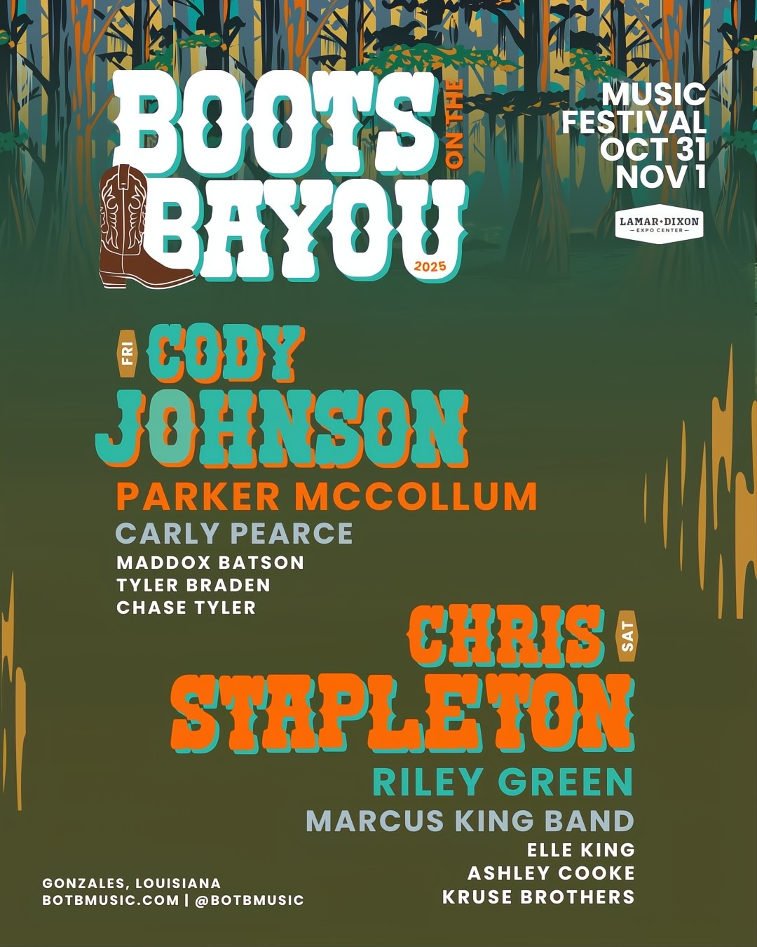 Boots on The Bayou - Lamar Dixon Expo Center